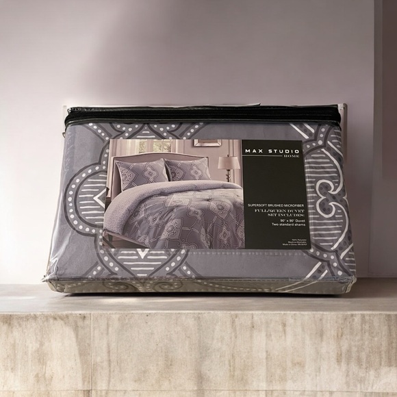 Max Studio | Bedding | Max Studio Fullqueen Duvet Cover Set New | Poshmark